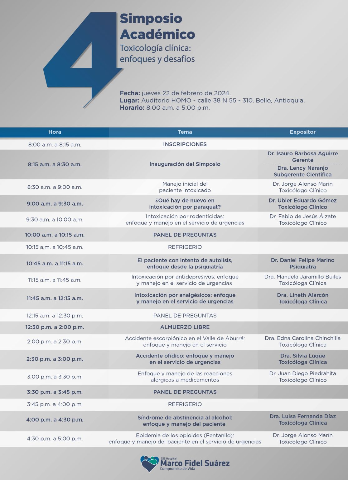 Docencia servicio | ESE Hospital Marco Fidel Suárez